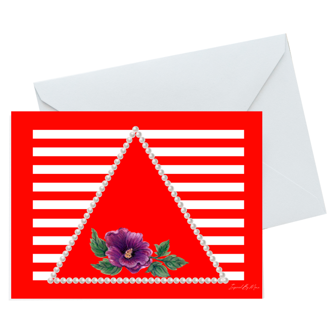 Delta Pearls Cards (Set of 5) – InspiredByMona